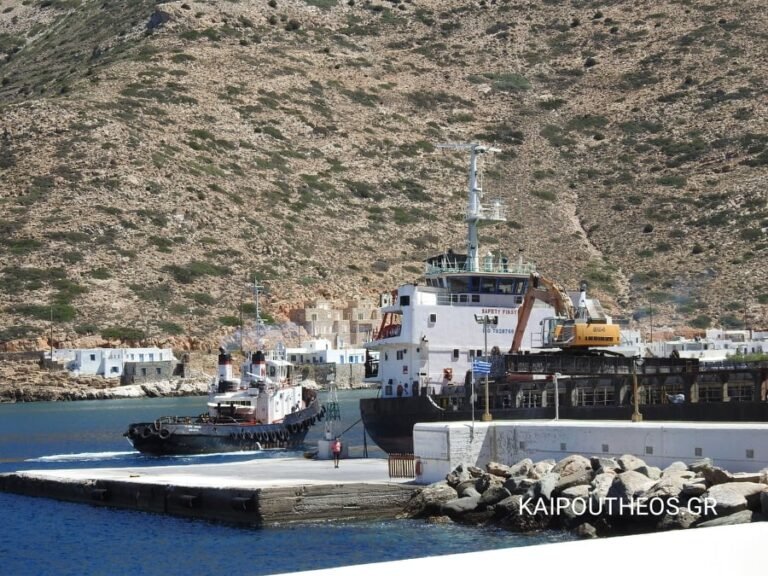ΣΙΦΝΟΣ: ΜΕΤΑΦΟΡΑ ΜΕ ΡΥΜΟΥΛΚΟ Φ/Γ ΠΛΟΙΟΥ ΑΠΟ ΤΟ ΛΙΜΑΝΙ.ΒΙΝΤΕΟ ...