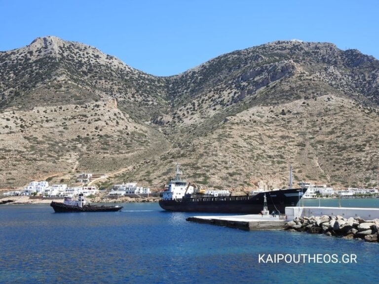 ΣΙΦΝΟΣ: ΜΕΤΑΦΟΡΑ ΜΕ ΡΥΜΟΥΛΚΟ Φ/Γ ΠΛΟΙΟΥ ΑΠΟ ΤΟ ΛΙΜΑΝΙ.ΒΙΝΤΕΟ ...